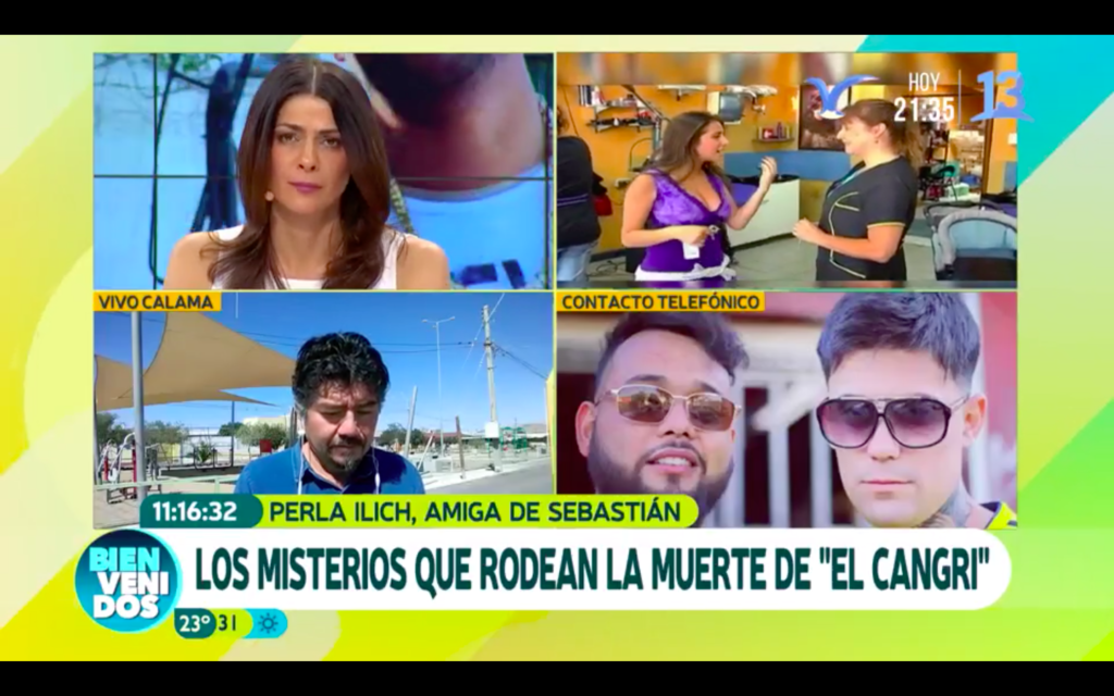 Perla Ilich rompe en llanto en Bienvenidos y se refiere a la extraña muerte de Sebastián Leiva ...